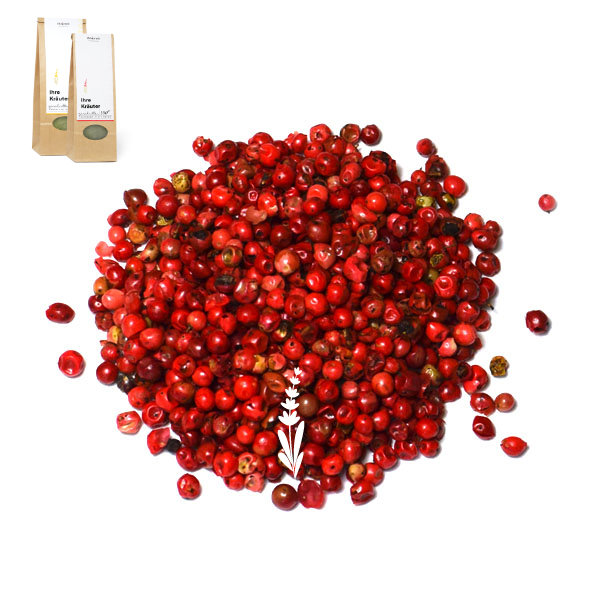 Pfeffer rosa ganz (Schinusbeere) - Getrocknete Kräuter in Bio online kaufen