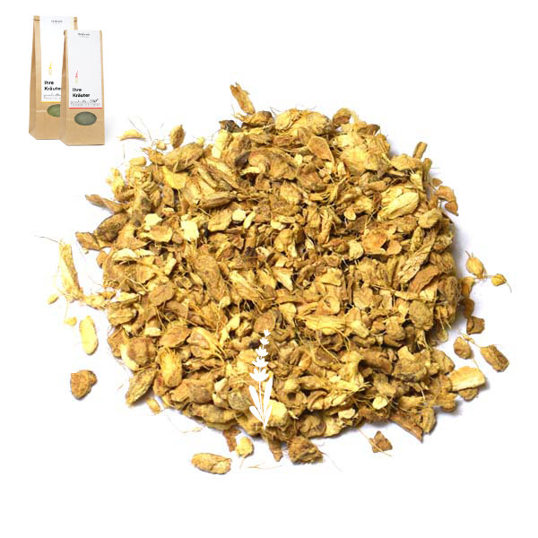 Ingwerwurzel geschält geschnitten BIO - Getrocknete Kräuter in Bio ...